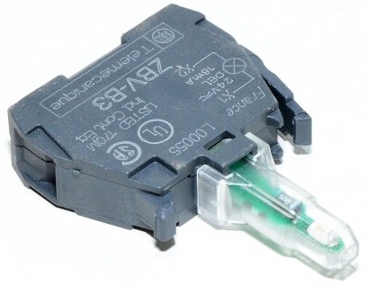 SCHNEIDER HARMONY OBJÍMKA SIG ZBVB6 LED 24VAC/DC MODRÁ | ELKOV elektro a.s.