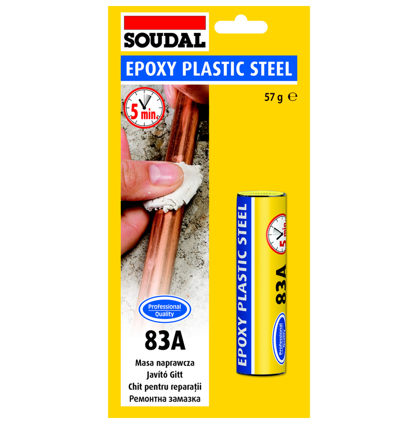 SOU LEPIDLO DVOUSLOŽKOVÁ EPOXY PLASTIC STEEL 83A 57G 1333600 | ELKOV ...