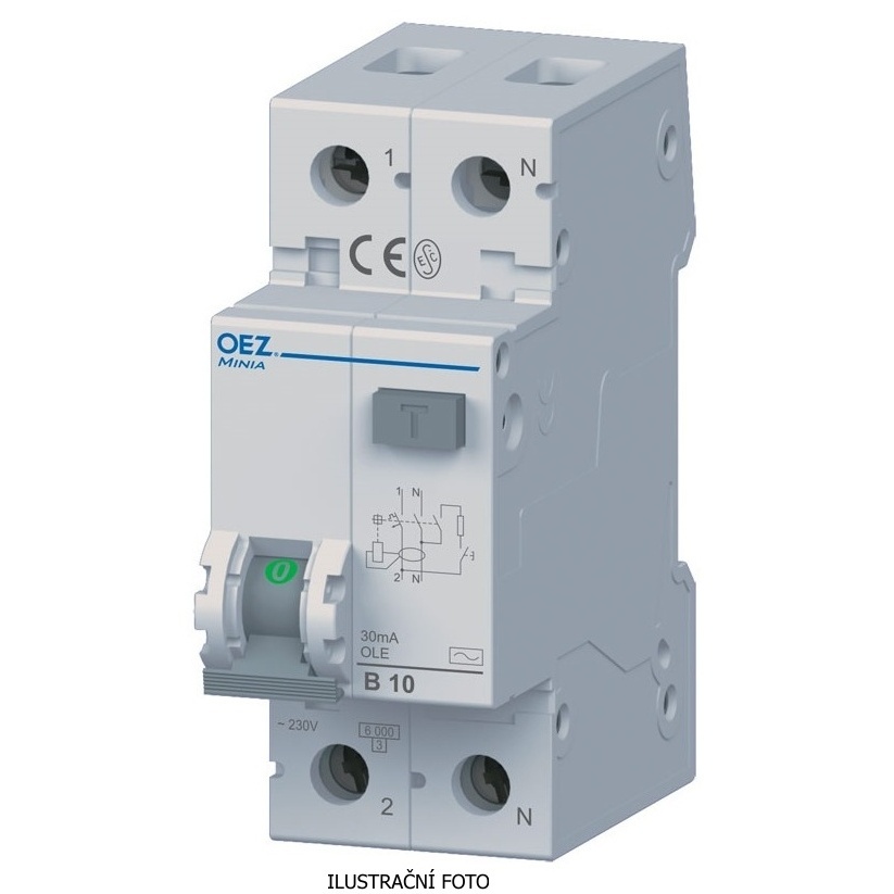 OEZ CHRÁNIČ PROUDOVÝ KOMBI OLE-16C-1N-030AC 6KA 38322 | ELKOV elektro a.s.