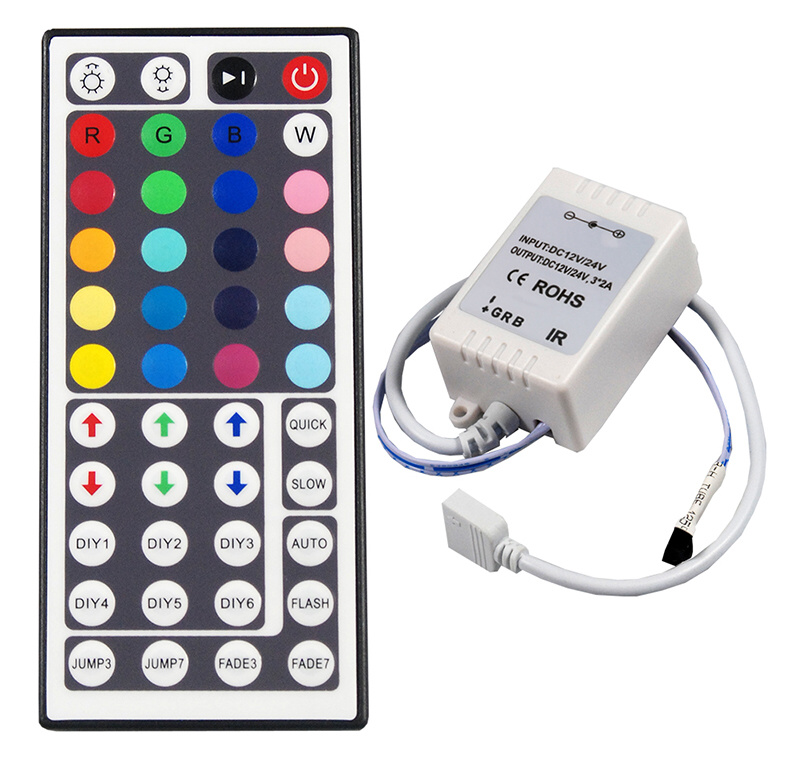 MCLED OVLADAČ DÁLK. IR RGB 21 MODŮ+PŘIJÍMAČ, ML-113.008.10.0 | ELKOV elektro a.s.