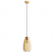 EGLO SVÍTIDLO 98647 ALOBRASE 1X40W E27 ZÁVĚS. OCEL KARTÁČ MOSAZ | ELKOV ...