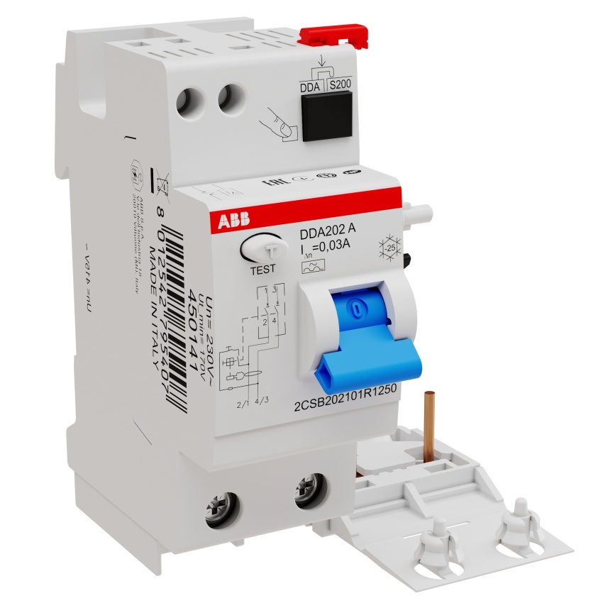ABB CHRÁNIČ PROUD. DDA202 A-25/0,03 | ELKOV elektro a.s.