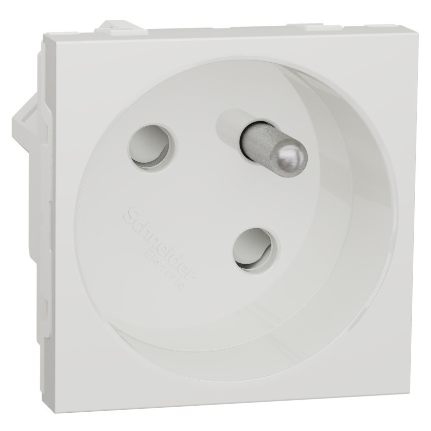 SCHN UNICA N ZÁSUVKA 45ST 250V/16A 2P+E CLONKY BEZŠROUB. BÍLÁ ...
