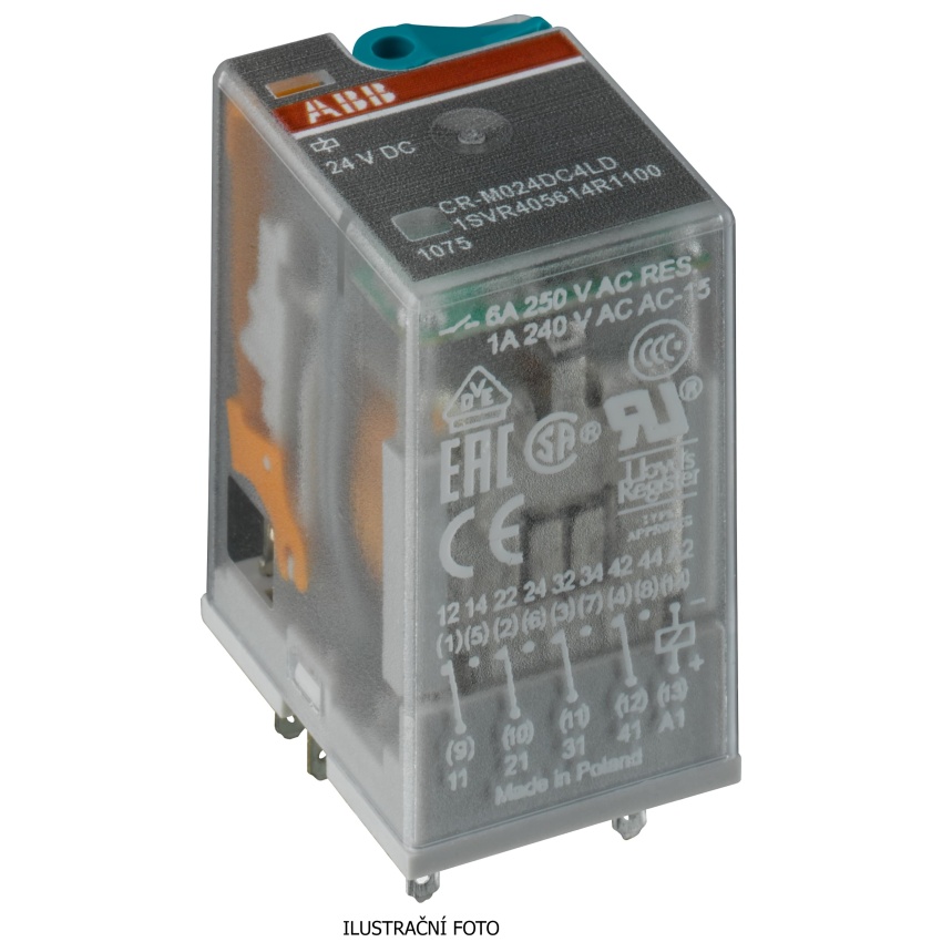 ABB RELÉ CR-M220DC4LG 220V DC | ELKOV elektro a.s.