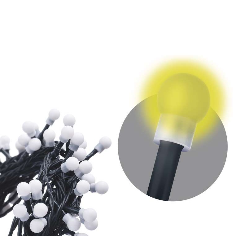 EMOS VÁNOČNÍ OSVĚTLENÍ 80LED BALL ČASOVAČ 8M IP44 WW ZY0902T | ELKOV ...