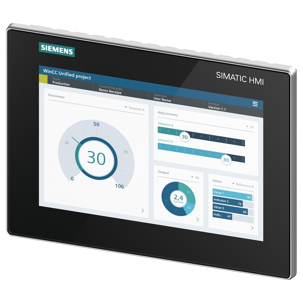 SIE 6AV2128-3KB06-0AX1 SIMATIC HMI UNIFIED COMFORT PANEL MTP1000, 10 ...